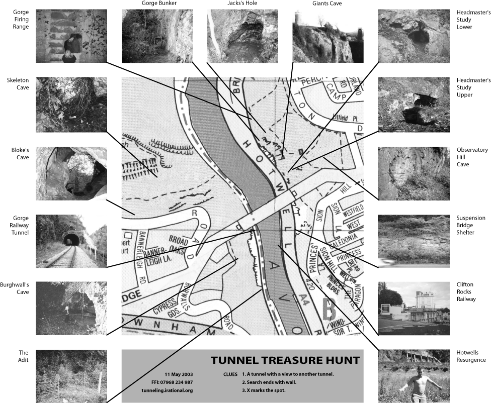 Tunnel Treasure Hunt, The Tunneling Project, Bristol, United Kingdom.